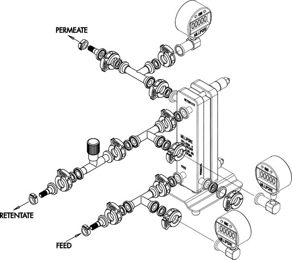 Pellicon® Mini Cassette Holder - UF/DF Systems